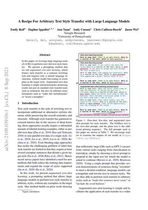 a recipe for arbitrary text style transfer with large language models
