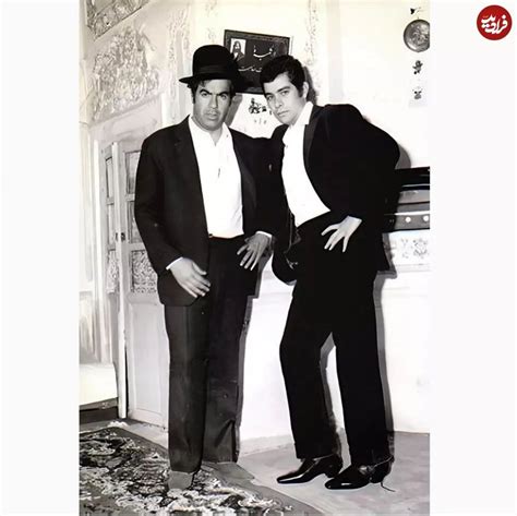 ناصر ملک مطیعی و بهروز وثوقی در پشت صحنه قیصرعکس روزنو