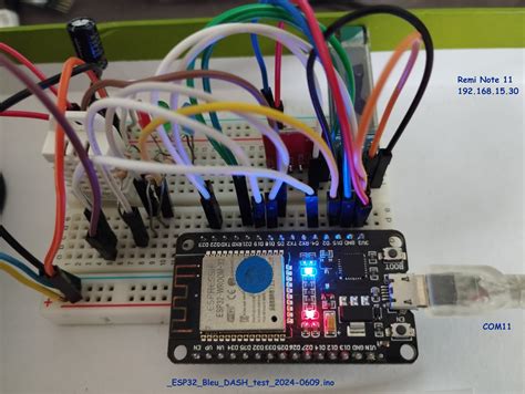 Test Librairie Dash Avec Esp32 Devkitv1