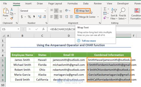 How To Combine Cells Into One With Line Break In Excel Methods
