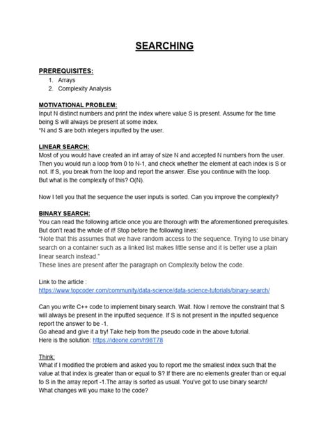 binary search pdf sequence control flow