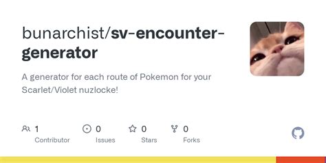 Github Bunarchistsv Encounter Generator A Generator For Each Route Of Pokemon For Your
