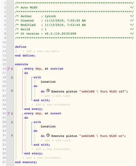 Automating WLED With SmartThings And WebCoRE Tynick AWS Linux Raspberry Pi And Home