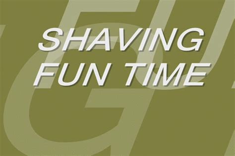 Over The Edge Shaving Fun Time