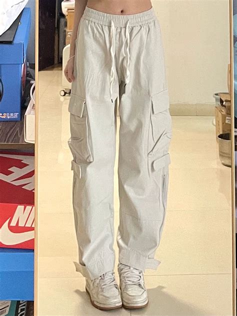 오버올 여성 여름 하이스트리트 힙합 디자인 캐주얼 바지 힙합 와이드 레그 루즈 팬츠 패션 브랜드 Aliexpress