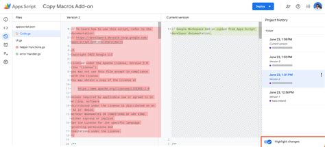 Consulta Y Compara Las Versiones De Secuencias De Comandos Con El Histand