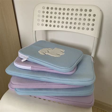 한국 귀여운 내부 가방 만화 개 Ipad 스토리지 가방 핸드백 11 13 15 인치 노트북 태블릿 내부 가방 에어 프로 97