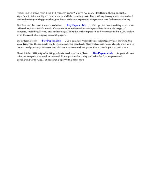 King Tut Research Paper Pdf Tutankhamun Akhenaten