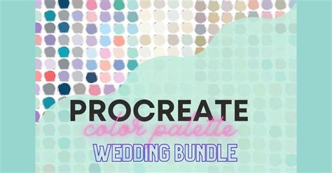 Procreate Color Palette Wedding Bundle Bundle Creative Fabrica