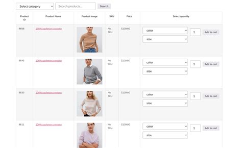 Woocommerce Custom Product Tables Explained Crocoblock
