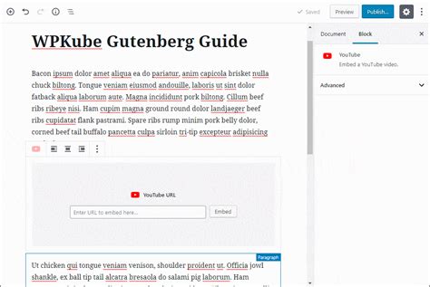 wordpress gutenberg tutorial how to use the new block editor