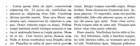 Right To Left Lineno Line Numbers Render Incorrectly With 2 Columns