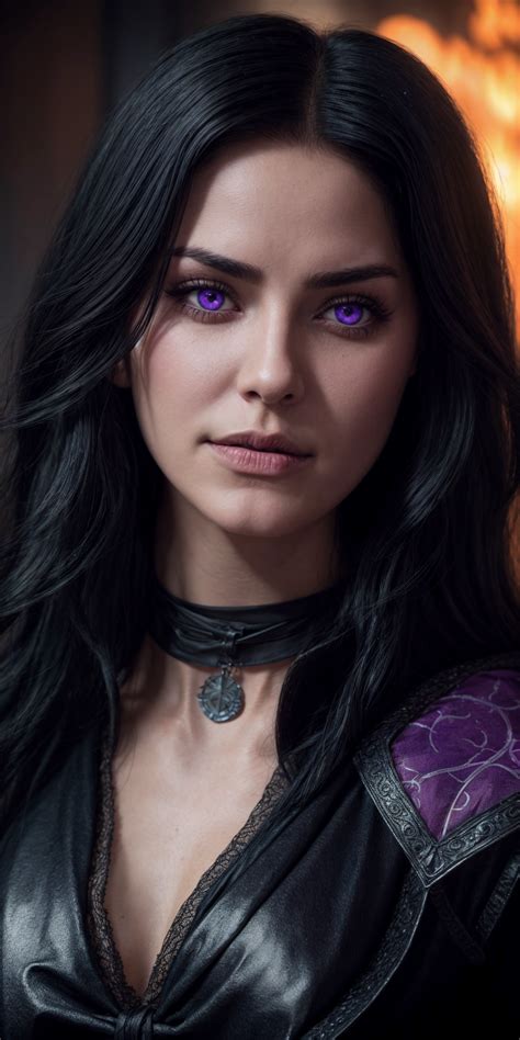 Yennefer Of Vengerberg Portrait The Witcher By Penguih On Deviantart