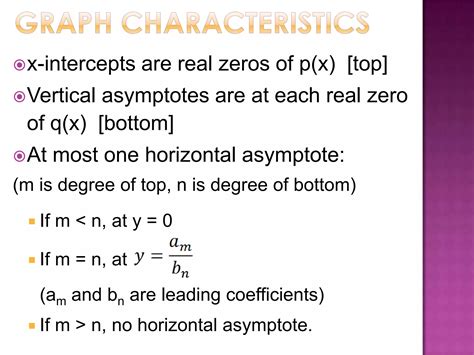 9 3 Graphing General Rational Functions Ppt