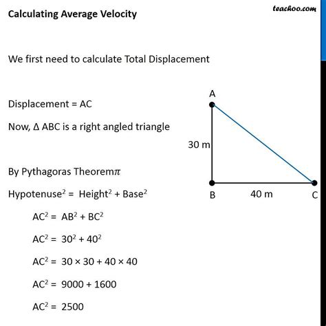 How To Find Average Velocity With Examples Teachoo Concepts
