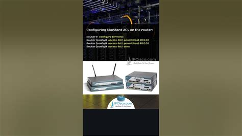 Cisco Standard Acl Configuration Example 2 Ccna 200 301 Shorts