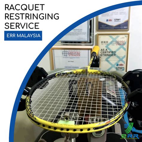 Certified Badminton Stringer ERR Badminton Store KL 1