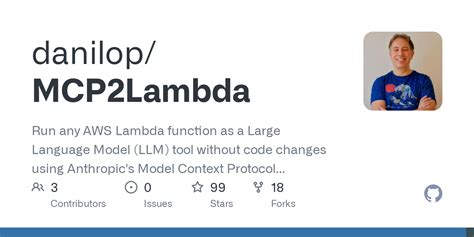 github danilop mcp2lambda run any aws lambda function as a large language model llm tool