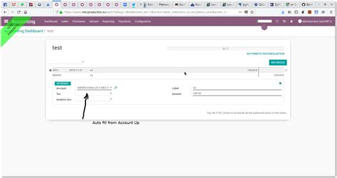 Bank Statelment Reconcile Auto Fill Tax Id From Account Properties · Issue 28906 · Odooodoo