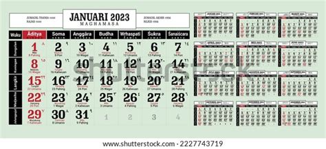 Vector Illustration Complete Ancient Javanese Version Stock Vector