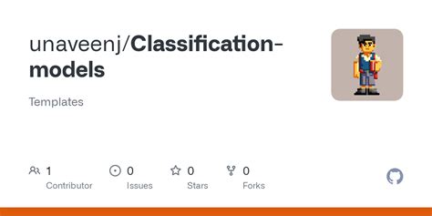 Github Unaveenj Classification Models Templates