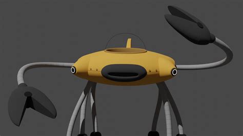 Gup D Submarine Model Blender By Keeks Q