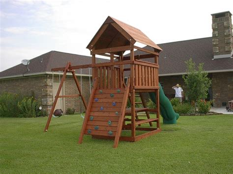 Triton Diy Wood Fort Swingset Plans Artofit
