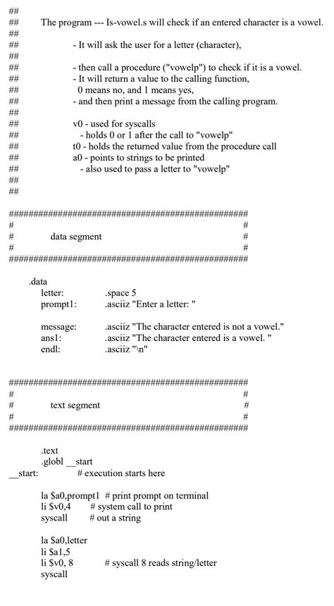 mips procedure program write a mips assembly language