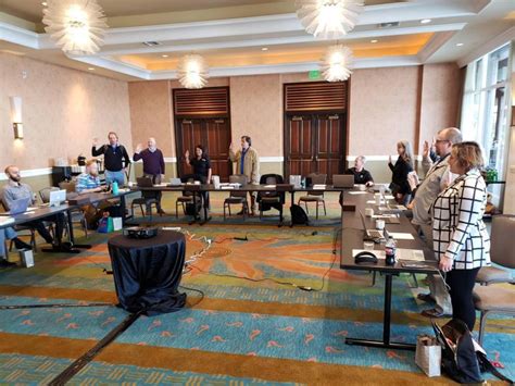 Swearing In Of The New Board Members Congratulations Everyone California Mobility And Parking