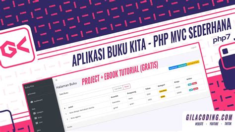 Contoh Dan Tutorial Project Php Oop Mvc Sederhana Aplikasi Buku Kita
