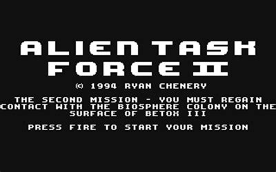Alien Task Force II Images LaunchBox Games Database