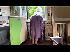 Mature Milf With A Big And Sexy Ass Waited For Anal Sex On The Floor