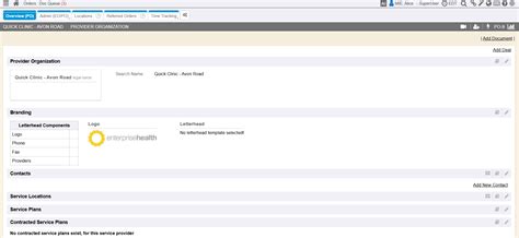 Webchart Provider Management