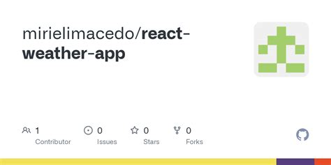 Github Mirielimacedoreact Weather App