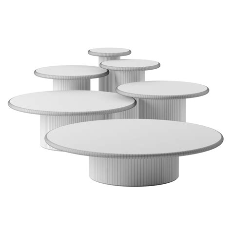Raindrop Coffee Tables By Fred Rigby Studio D Model For Corona