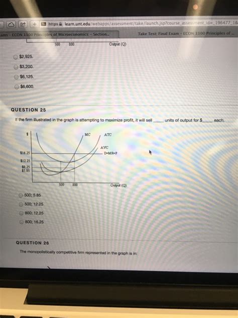 solved take test final exam econ 110