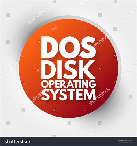 Dos Disk Operating System Computer Operating Stock Illustration 2030591756 Shutterstock
