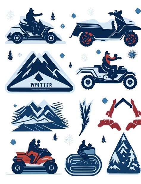 Premium Vector Vector Winter Sport Games Icons Collection Set