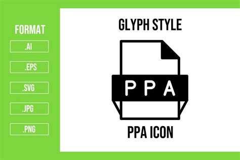 Ppa Glyph Icon Graphic By Man00 · Creative Fabrica