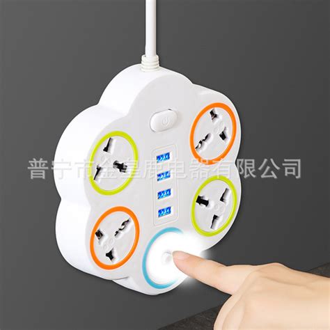 multi function socket plug power strip with 6 power socket 4 usb
