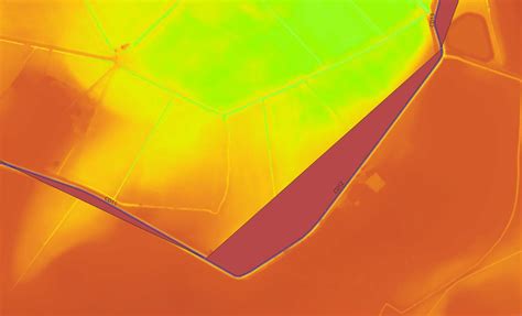 Create New Lidar Raster With Levels Above Line Height In Qgis
