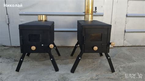 Преносима печка на дърва за палатка къмпинг малка печка в Къмпинг мебели в гр Ямбол