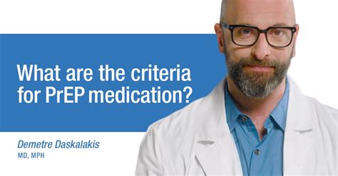 What Are The Criteria For Prep Medication Greater Than Hiv