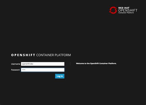 openshift login console block 87