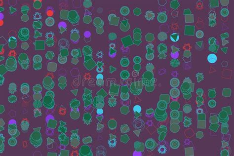 Conceptual Geometrical Background For Web Page Graphic Design Catalog Or Texture Bubbles