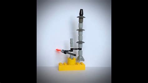 LEGO Подставка для ракеты - YouTube