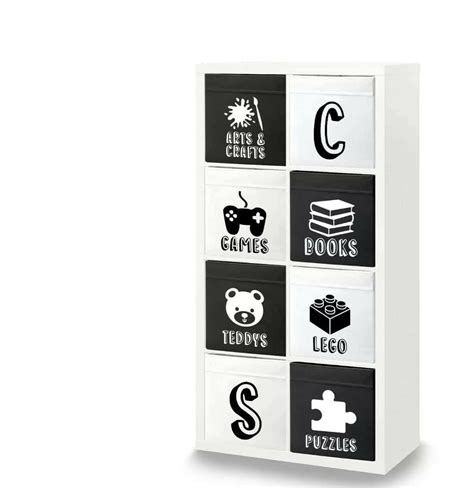 Ikea Drona Kallax Stickers Labels Toy Box Decals Etsy