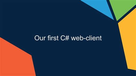 Blazor C For The Web PPT