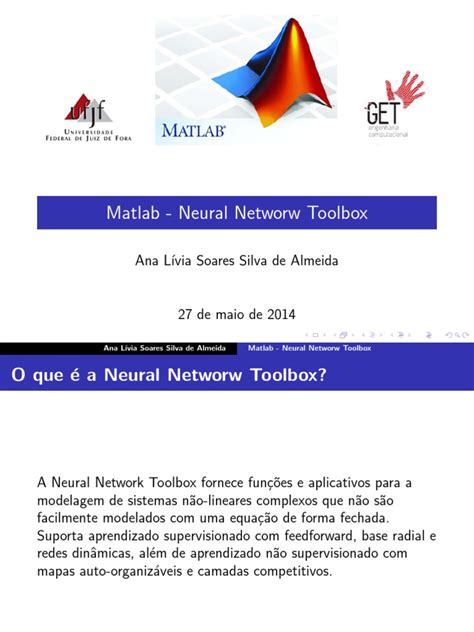 Matlab Redes Neurais Matlab Rede Neural Artificial