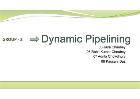 Dynamic Pipelining Reservation Table And Latency Analysis